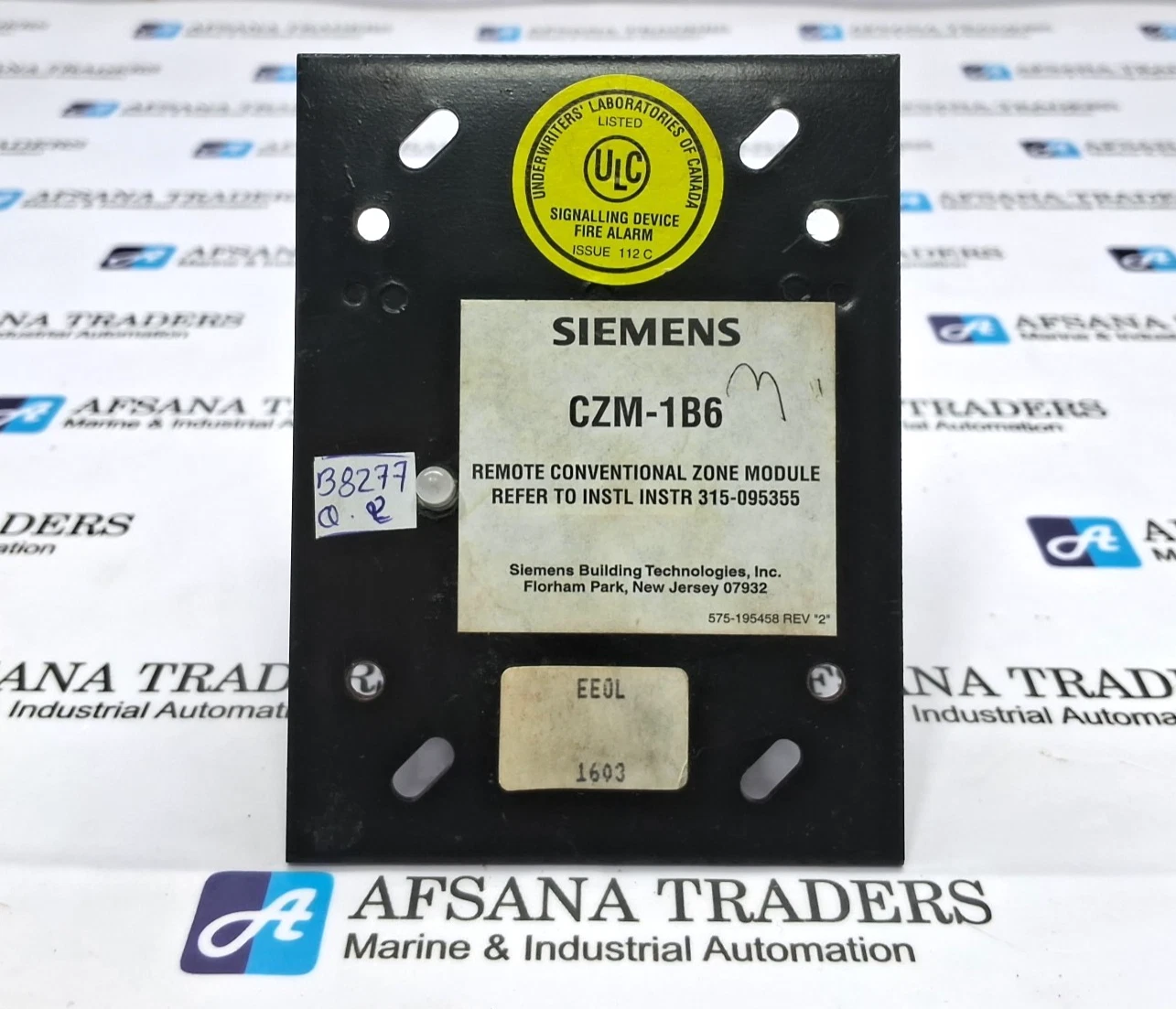 SIEMENS CERBERUS PYROTRONICS CZM-1B6 REMOTE CONVENTIONAL ZONE MODULE ...